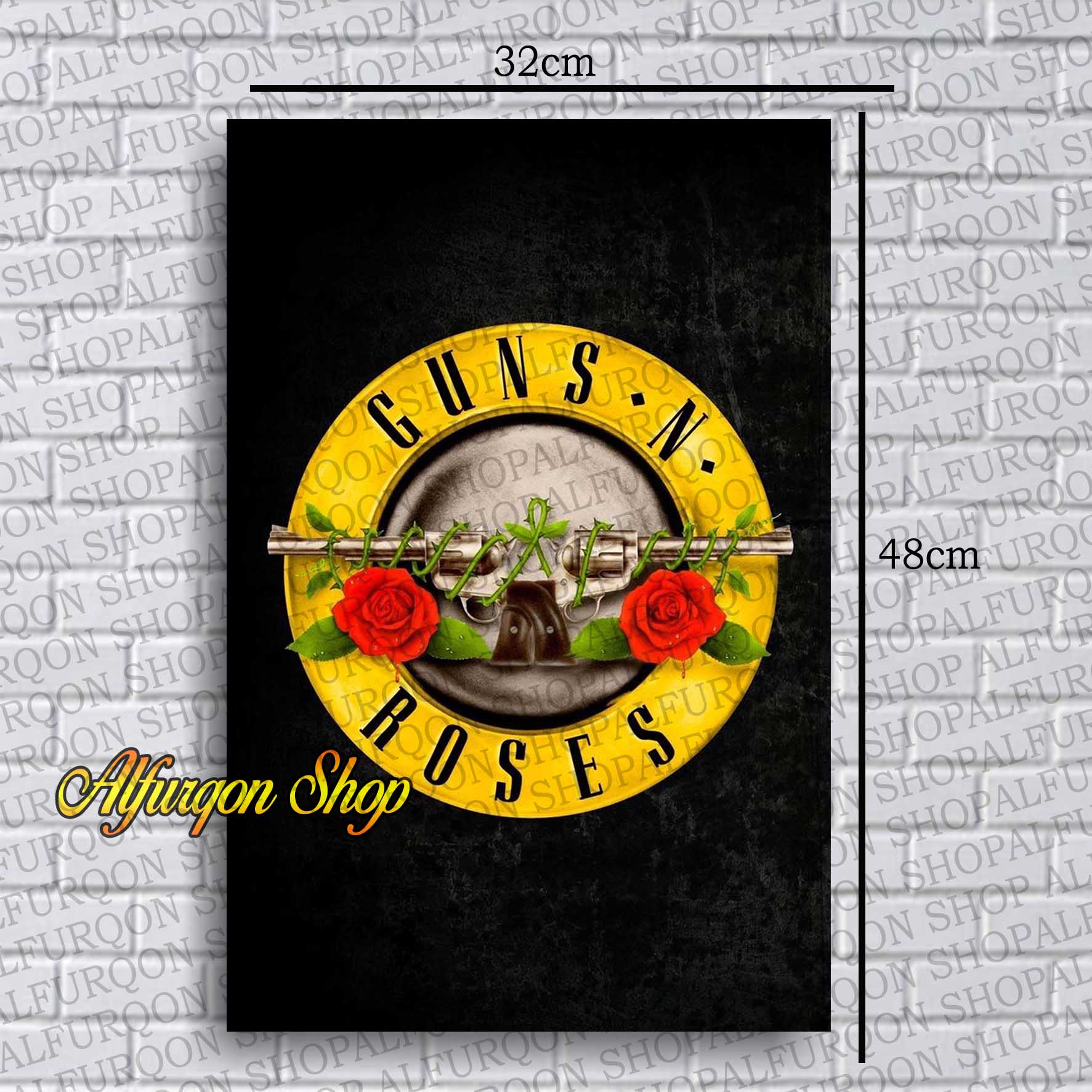 POSTER GNR GUNS N ROSES / FOTO GUNS N ROSES BAND MUSISI MUSIK MUSIC ...
