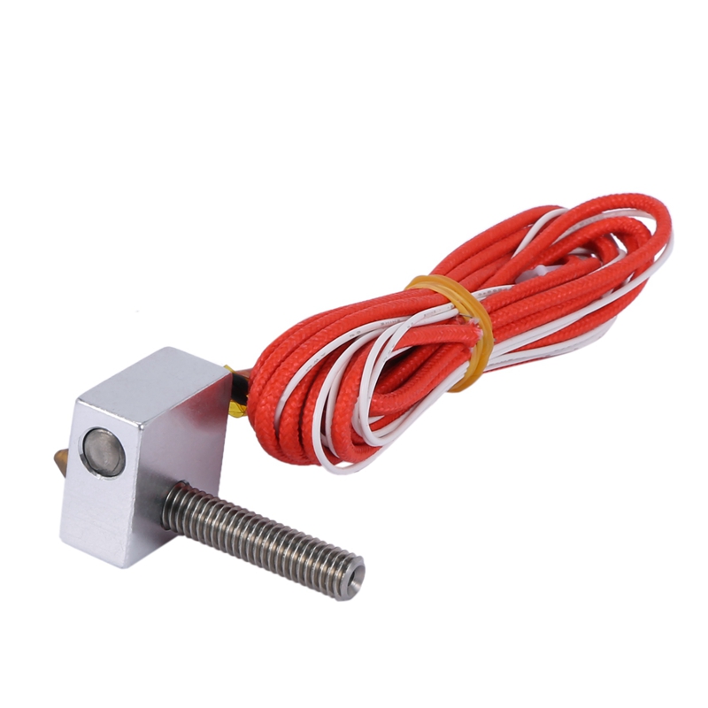 Assembled Aluminum Heating Block Extruder Hot End For 3D Printer 1.75mm ...