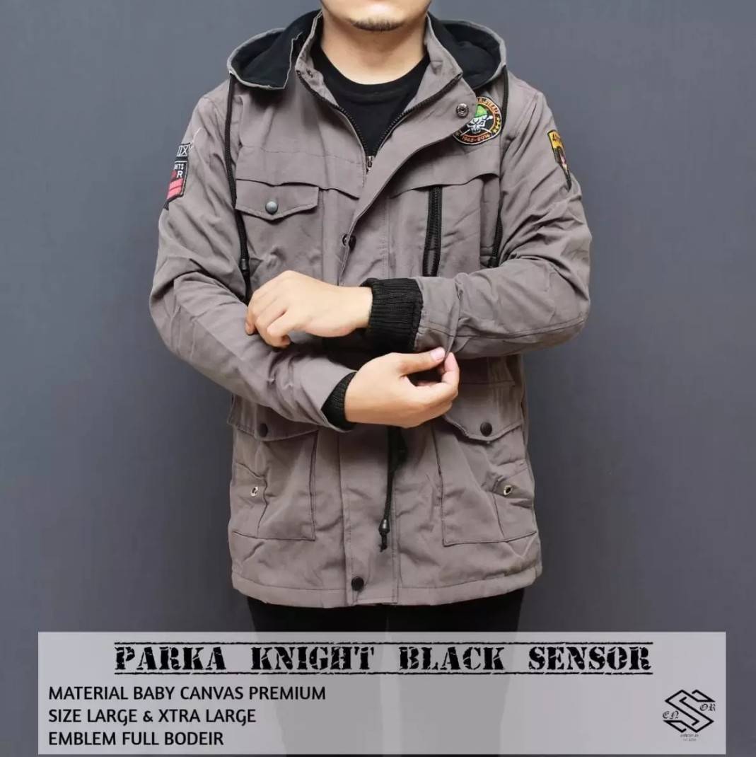 Jaket Parka Justin SNSR /Parka Dustin Sensor / Jaket Parka Pria / Jaket ...