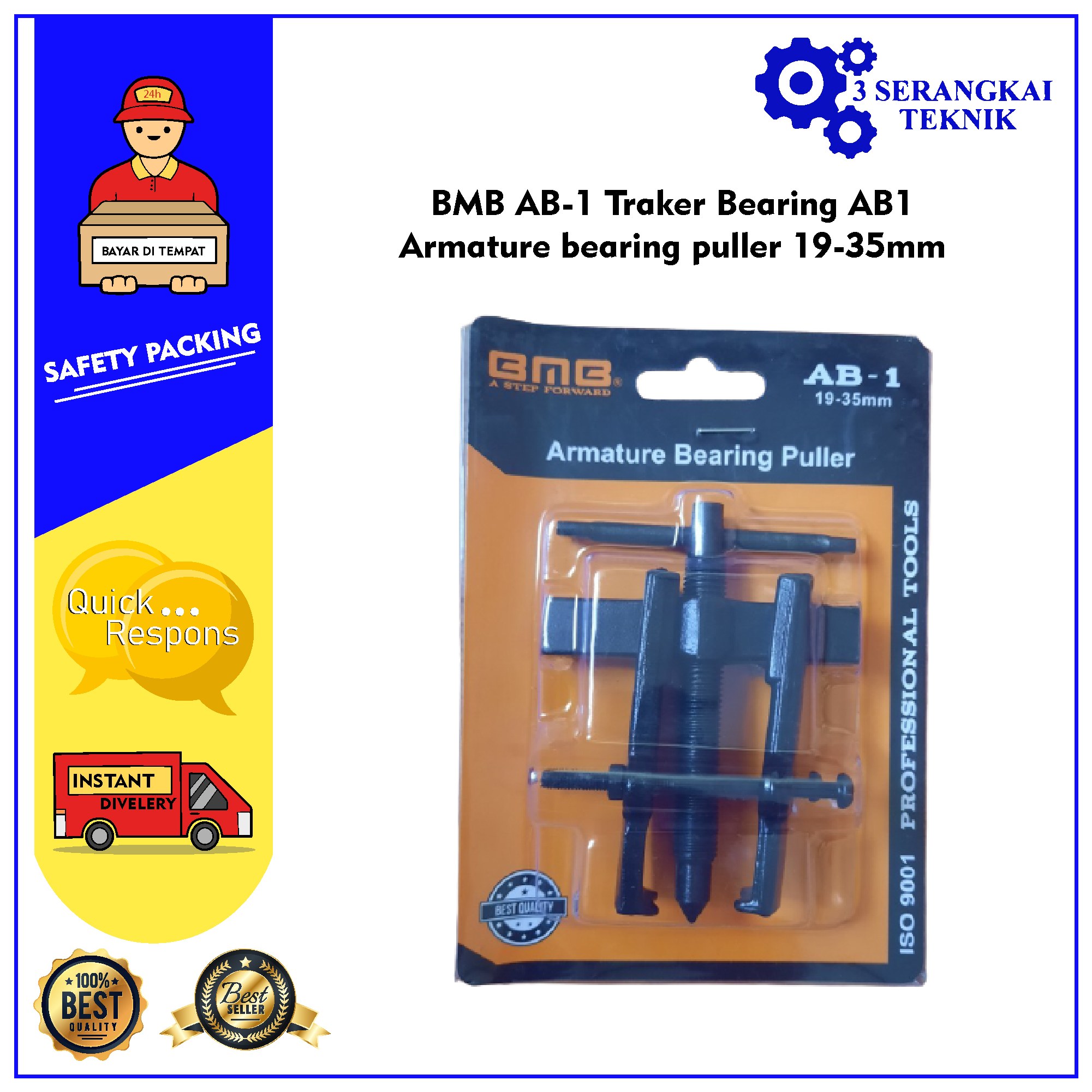 BMB AB-1 Traker Bearing AB1 armature bearing puller 19-35mm | Lazada ...