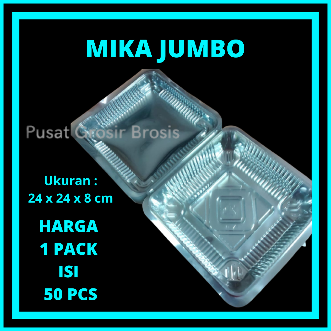 Mika Jumbo (50pcs) / Plastik Mika Bolu Jumbo Besar / mika jumbo besar ...