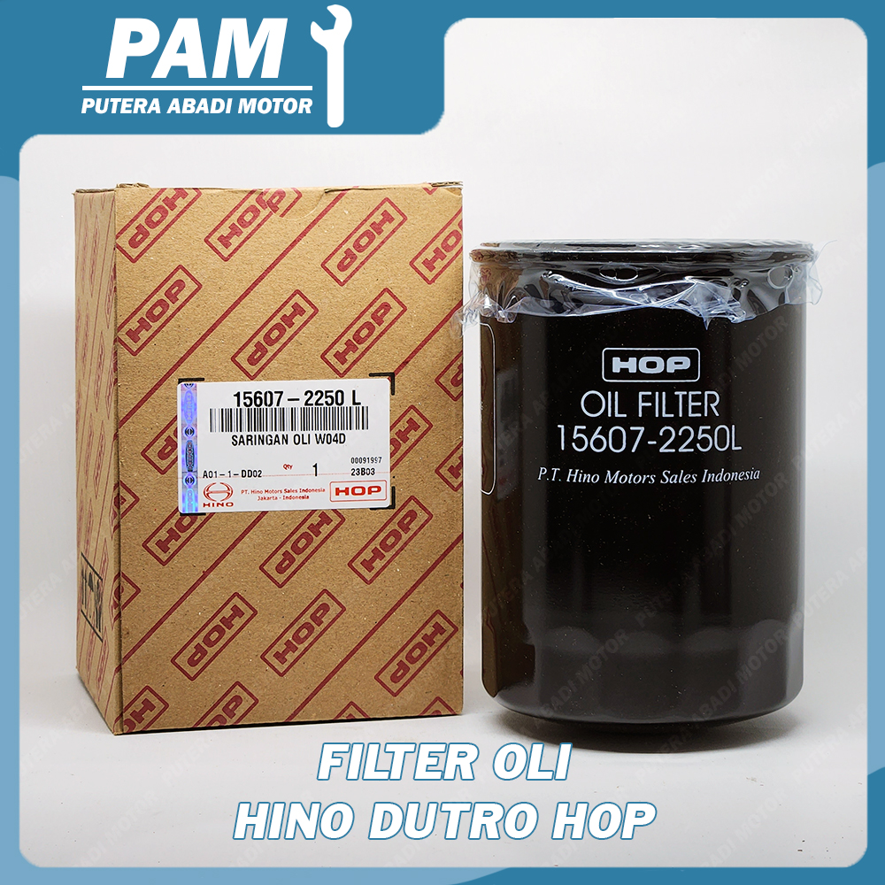 Filter Oli Dutro Asli HOP 15607-2250L Hino Dutro Ori HOP | Lazada Indonesia
