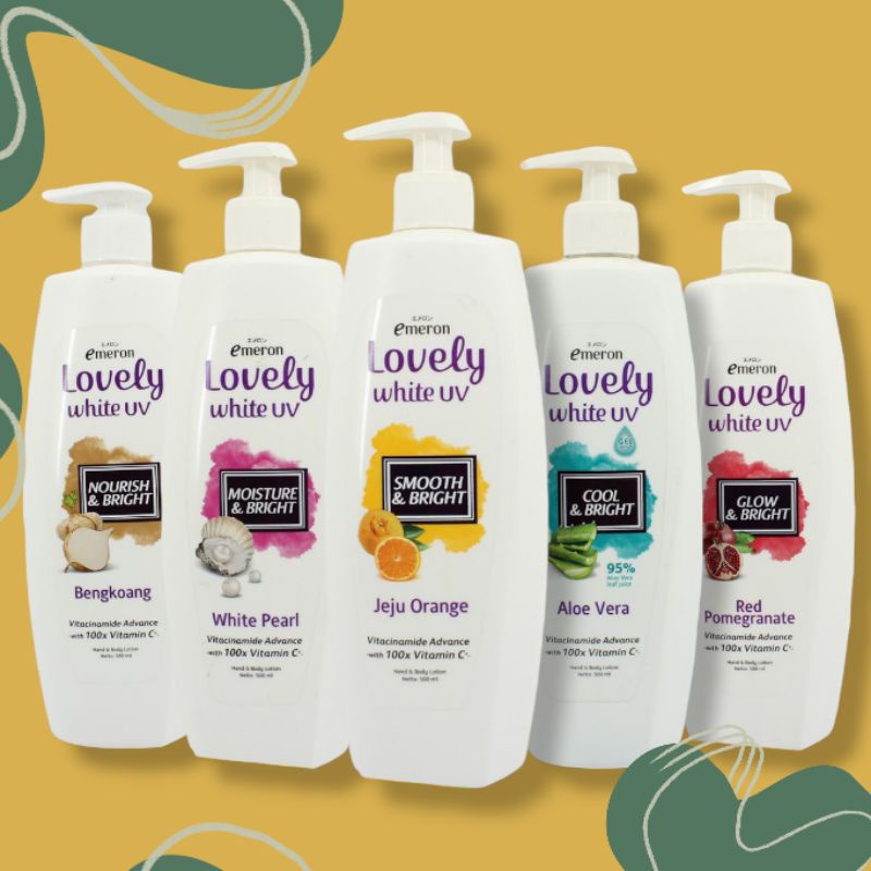 EMERON LOVELY Hand & Body Lotion Bright Bright Botol 500ML | Lazada ...