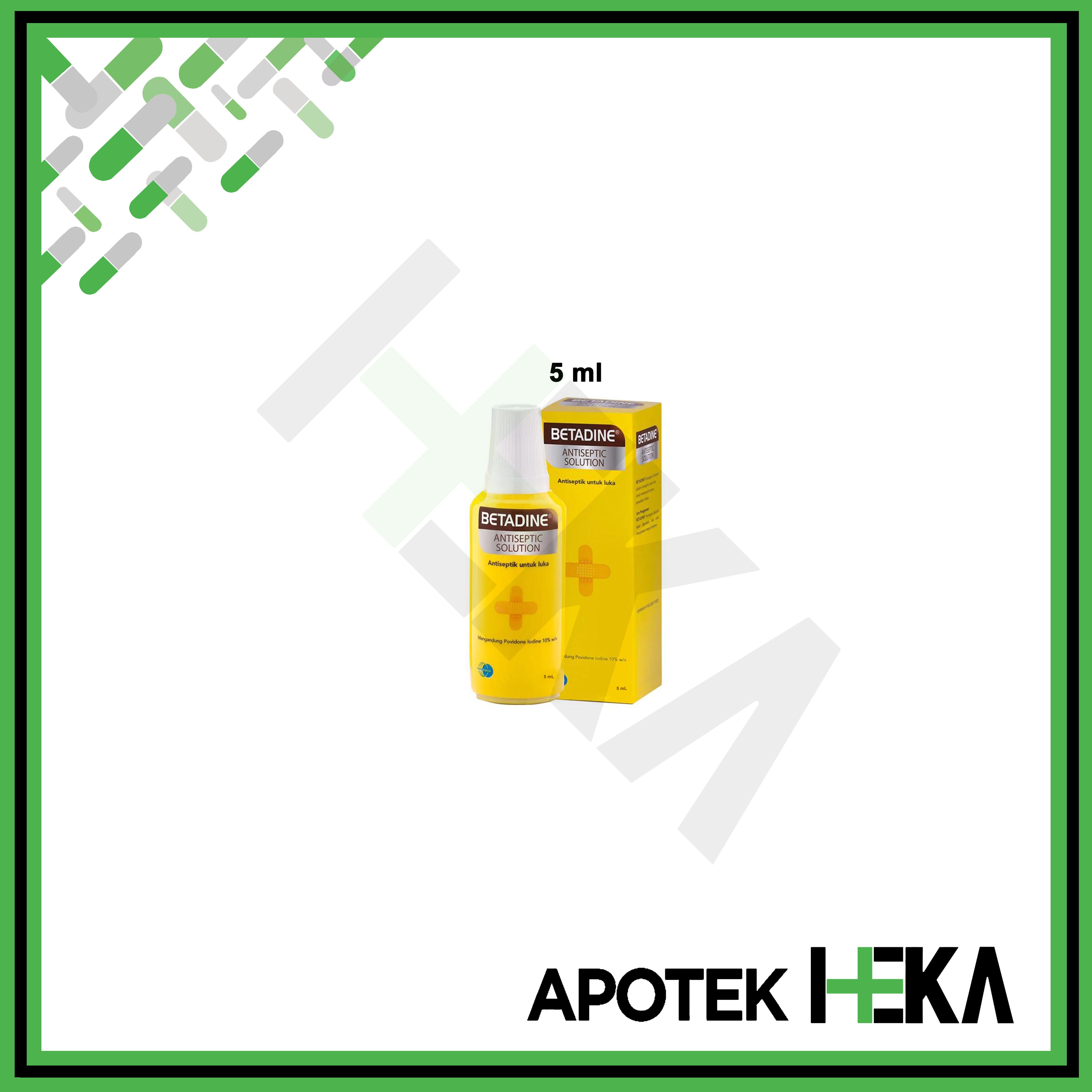 Betadine Antiseptic Solution 5 ml 30 ml Obat Merah Luka | Lazada Indonesia