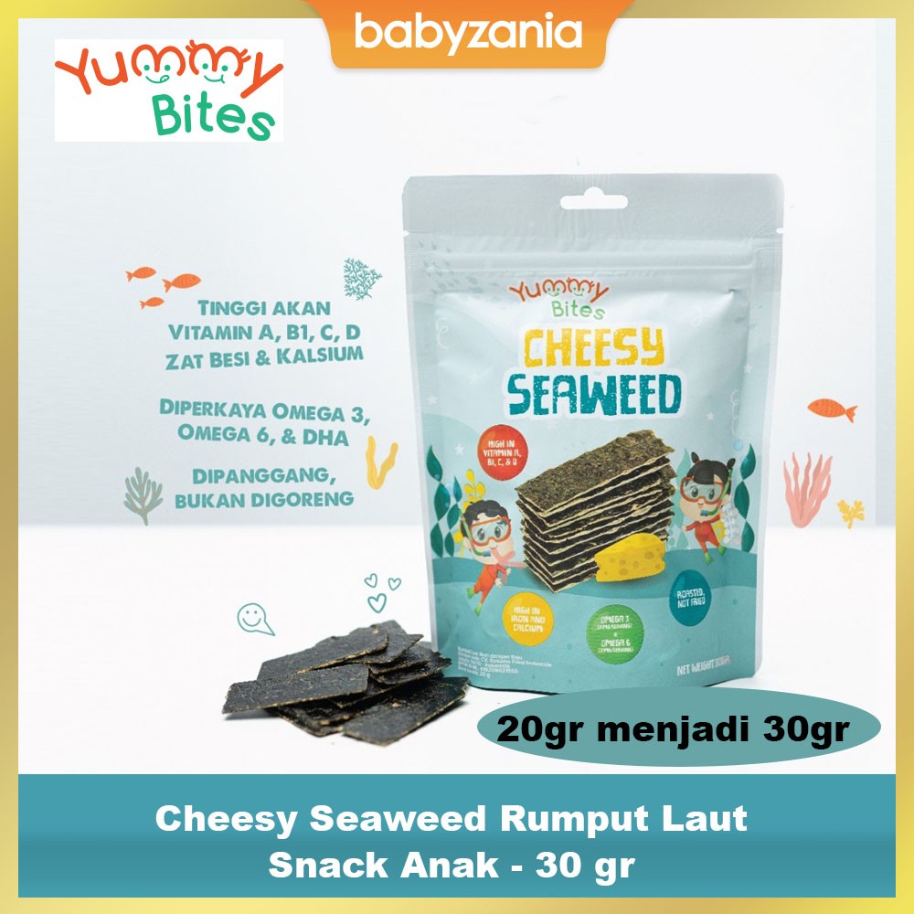 Yummy Bites Cheesy Seaweed Rumput Laut Snack Anak - 30 gr | Lazada ...