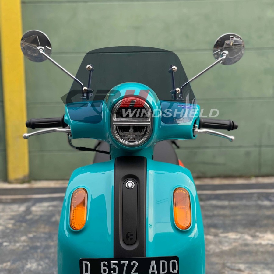 paket visor mini dan spion retro tangkai panjang FAZZIO 125 pnp ...