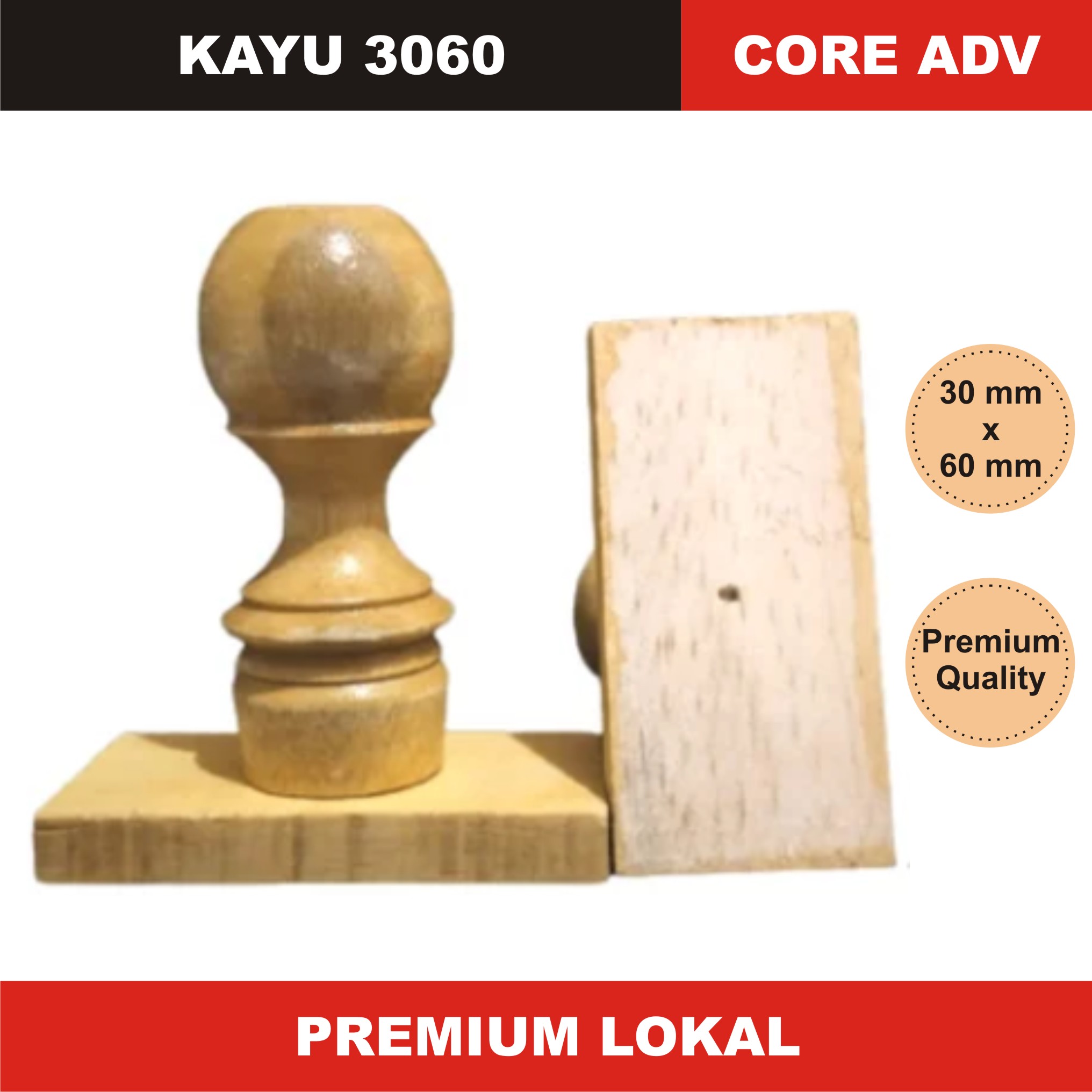 Gagang Stempel Kayu 3060 | Lazada Indonesia