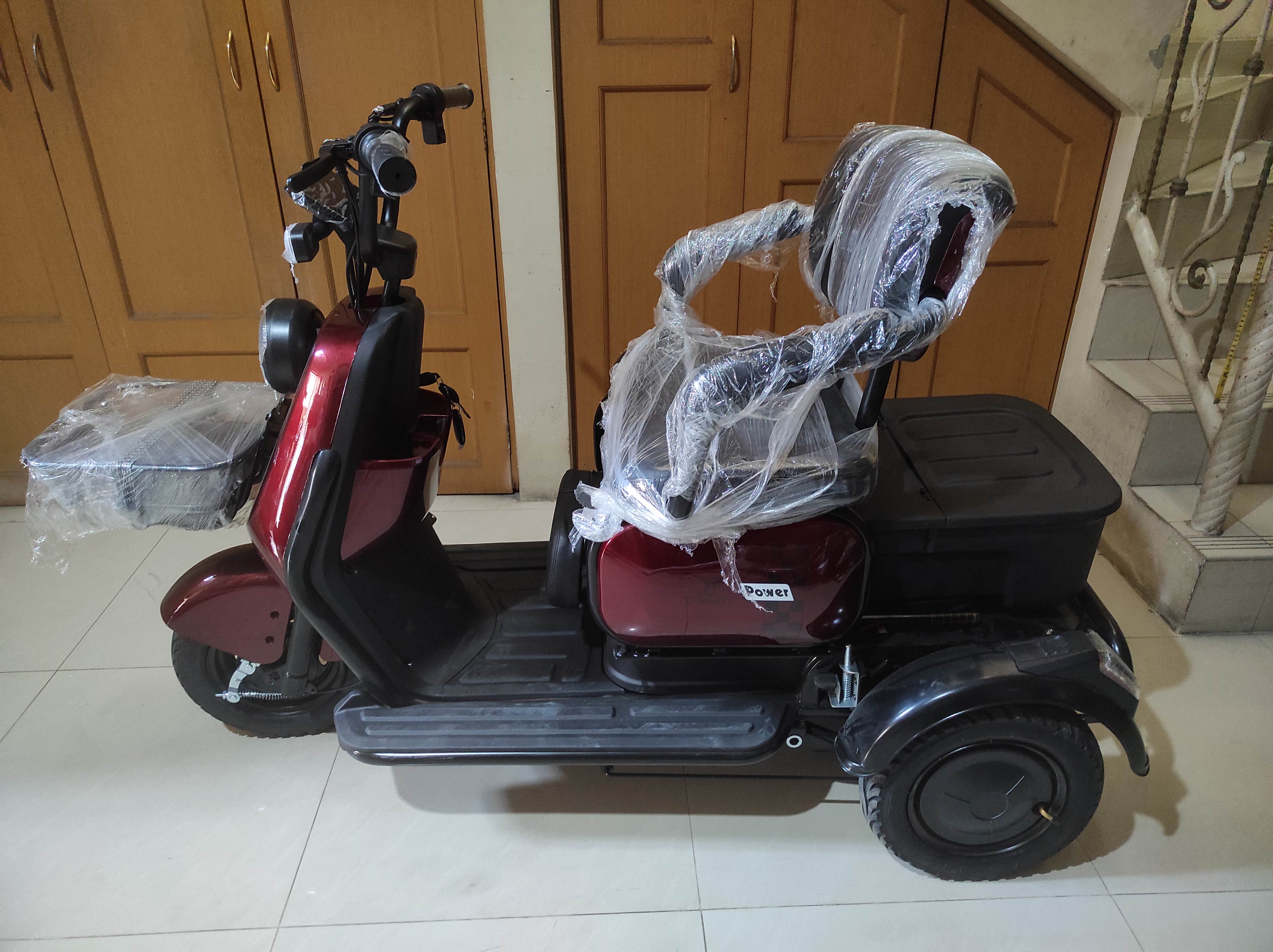 Uwinfly NEW Maleo Sepeda Listrik Roda 3 Power Motor 500W Battery Kering ...