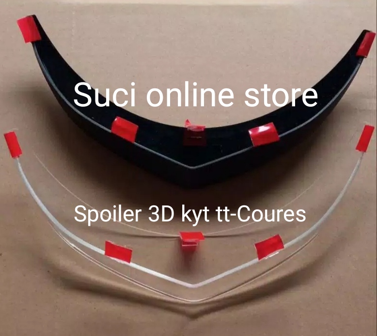 SPOILER 3D KYT TT COURSE / SPOILER HELM KYT TT - COURSE 3D DIMENSI NEW ...