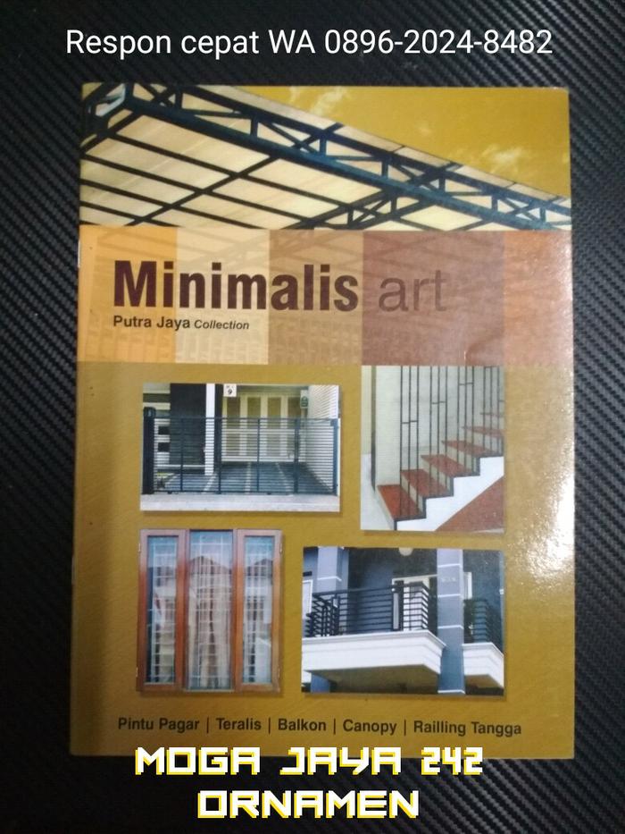 [BISA COD] Buku Katalog Tralis Canopy Pagar Besi Minimalis Buku Besar ...