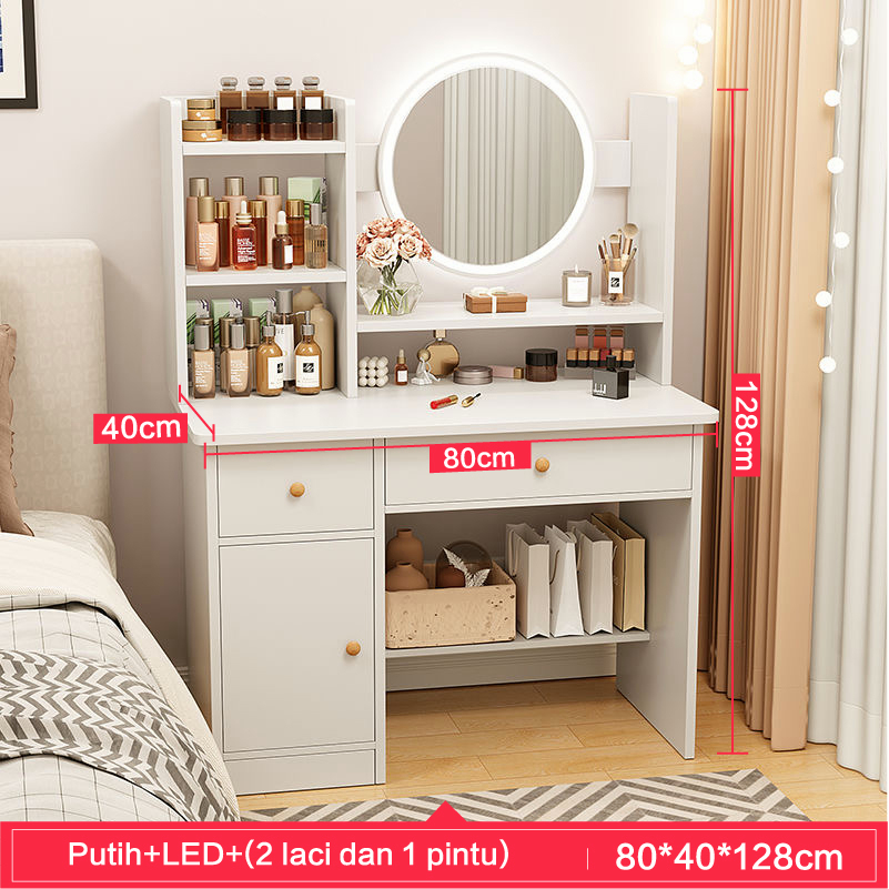 DL Meja Rias Minimalis Rias Putih/Meja Rias Minimalis/meja rias kecil ...