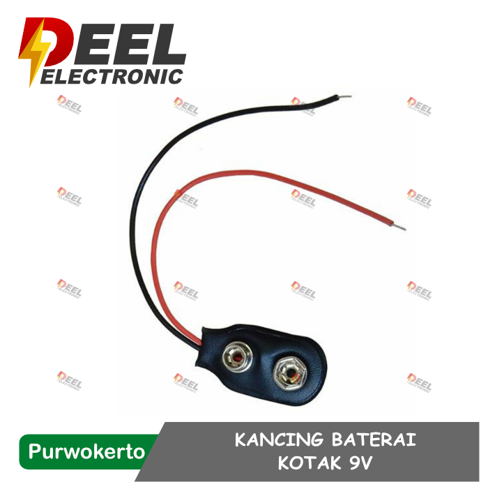 SOCKET BATTERY 9V KANCING BATERAI KOTAK CLIP ADAPTER | Lazada Indonesia