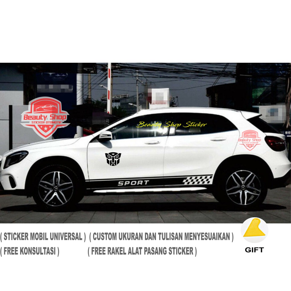 stiker mobil suv sport list striping body sticker transformer all suv ...