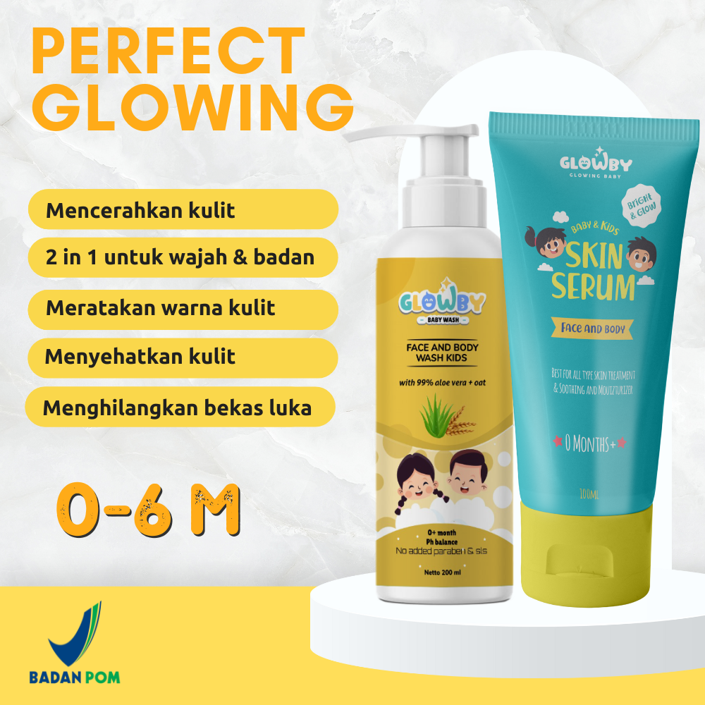 (Glowby) Perfect Glowing 1 Sabun dan Serum Lotion Bayi dan Anak ...