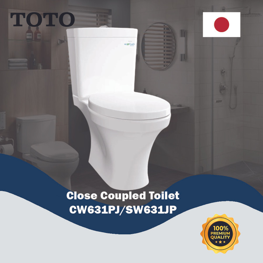 TOTO Closet Duduk CW631PJ | Lazada Indonesia