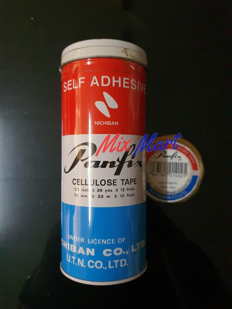Panfix 1/2 inch / 12 mm x 36 yards Isolasi bening / selotip original ...