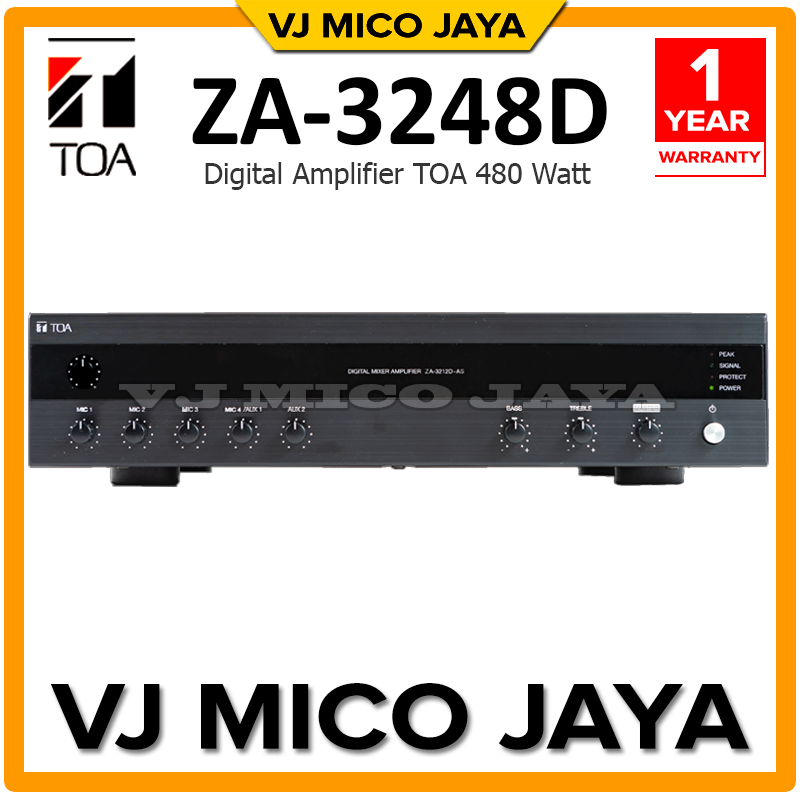 TOA ZA-3224D Amplifier TOA (240watt) | Lazada Indonesia