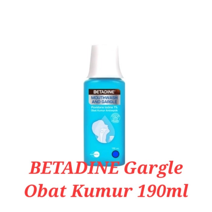 BETADINE GARGLE 190ml Obat Kumur Mulut / Mouthwash 190 ml | Lazada Indonesia