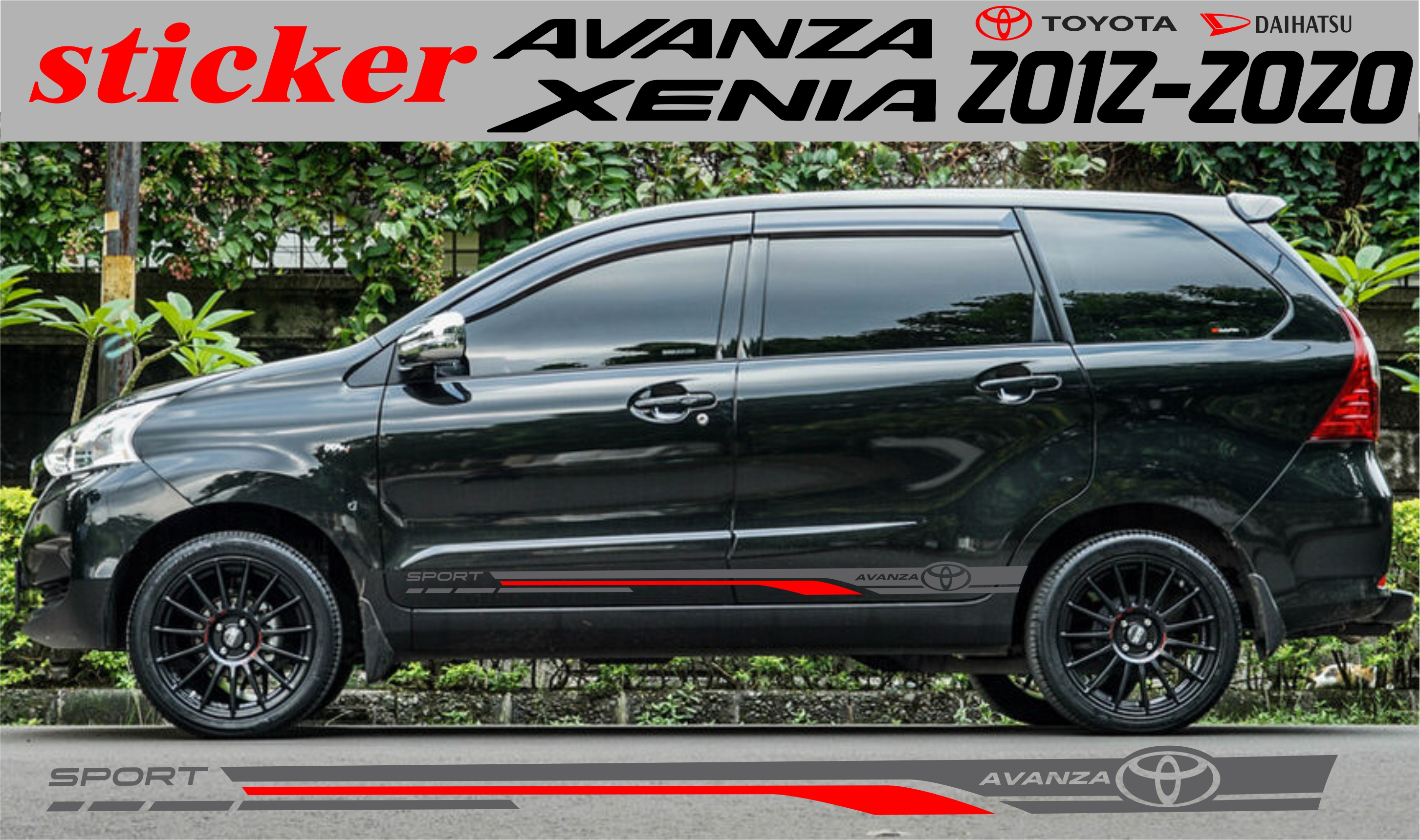 Stiker AVANZA 2012 2020 Stiker ALL NEW AVANZA | Lazada Indonesia