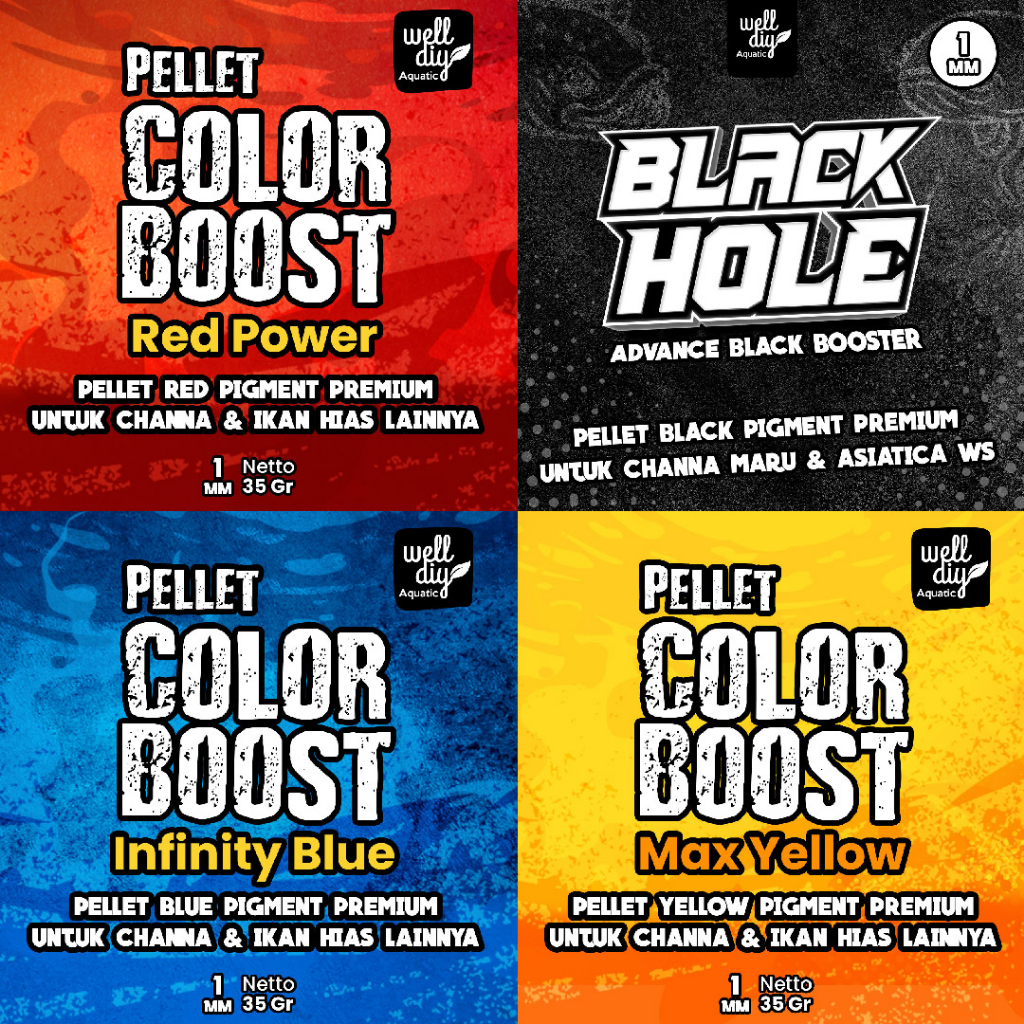 Pakan Chana Pelet Ikan Channa Maru Blue Pulcra Carophyll COLOR BOOSTER ...