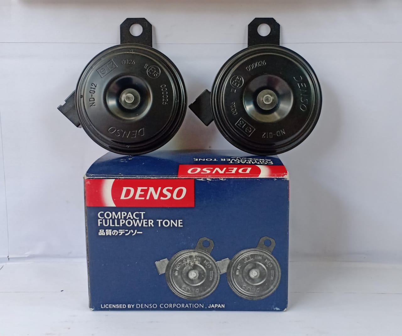 KLAKSON DISK DENSO SET 7690 SINGLE TERMINAL 12V - KLAKSON DENSO ...