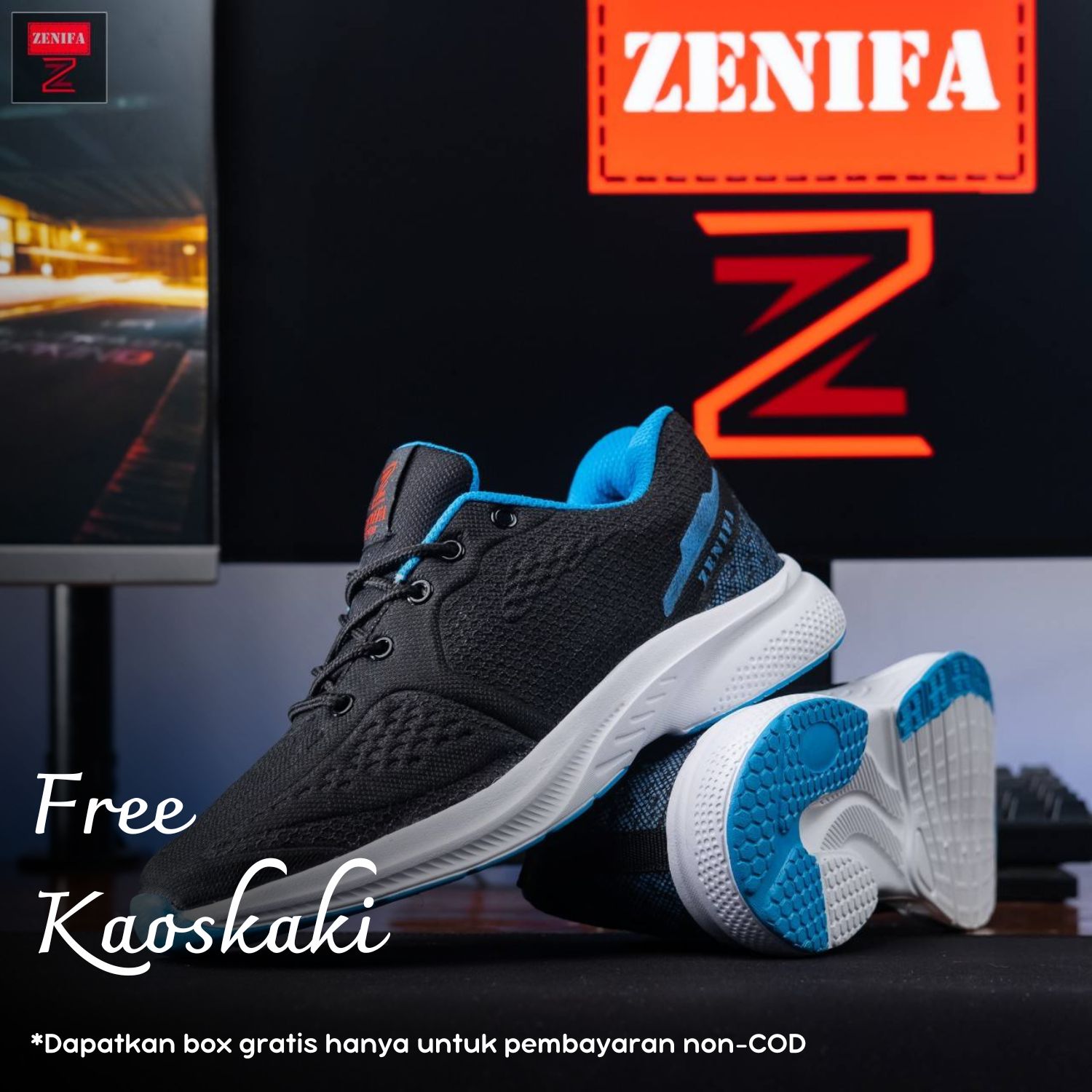 Sepatu Sneakers Zenifa Air Zoom X Rodeo Sport Style Pria Bernardo ...