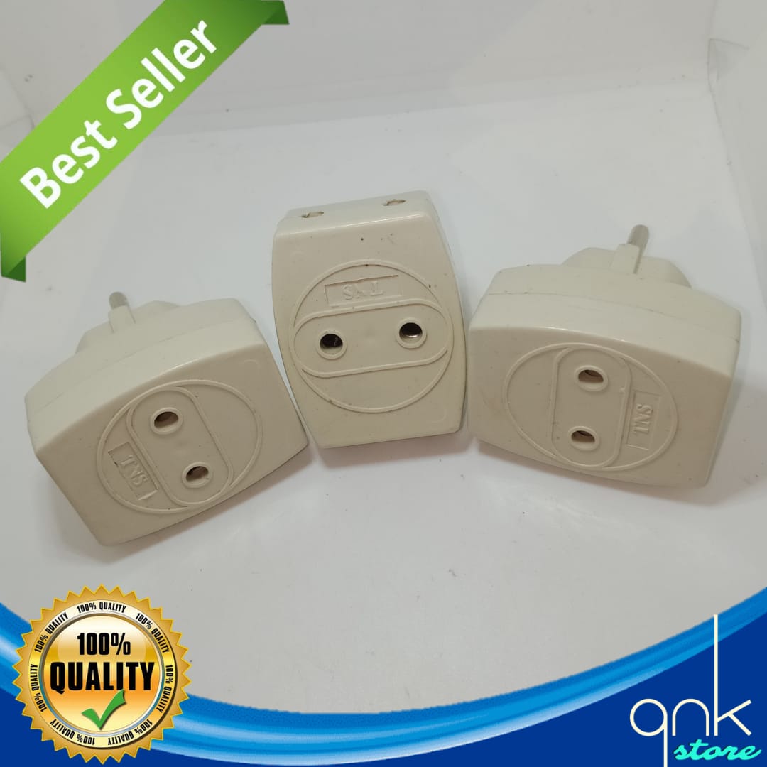 Steker T Multi Colokan Listrik cabang 3 T Multi Sambungan Cabang 3 SNI ...