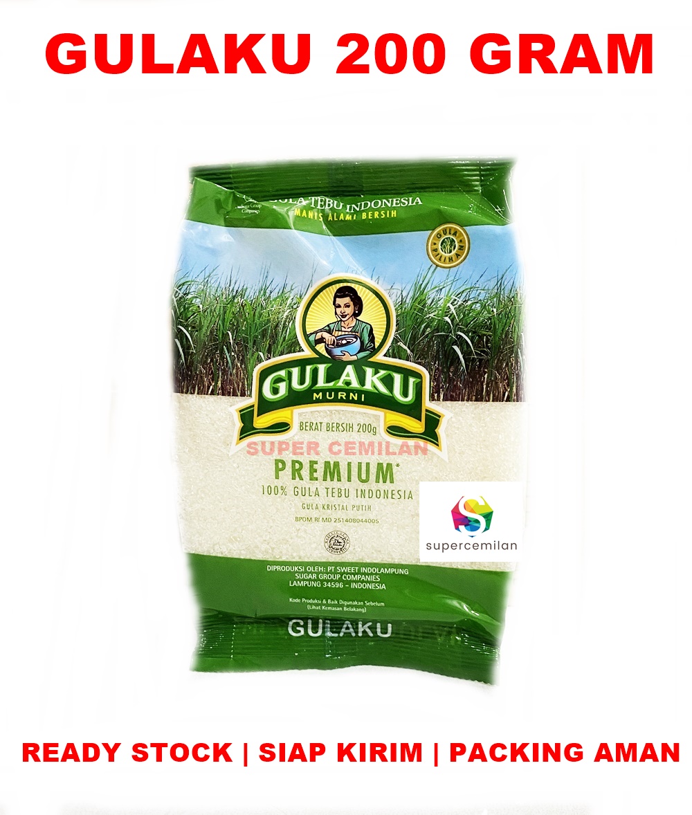 Gulaku Murni Premium Gula Tebu 200 Gram | Gula Putih | Gula Pasir ...