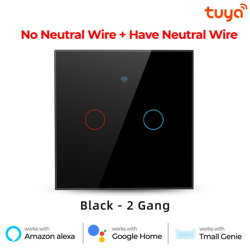 Tuya Wifi + 433Mhz สวิตช์สมาร์ททัช RF สวิตซ์อัจฉริยะไร้สาย [Single Fire ...