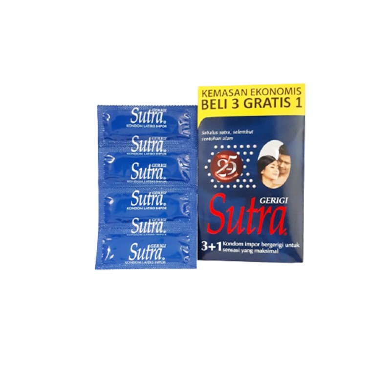 SATSET - Kondom Sutra Gerigi Ekonopack 3 Pcs + 1 Pcs / Kondom Sutra ...