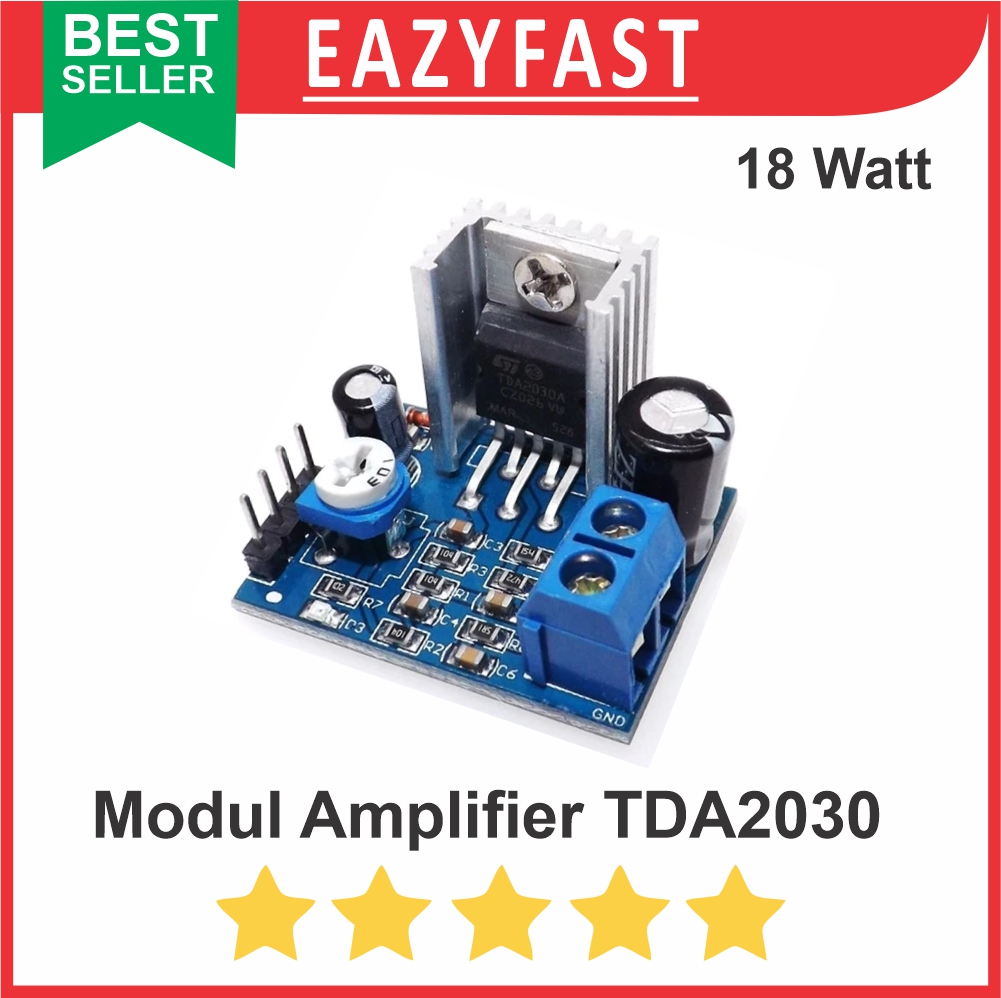 TDA2030 Audio Power Amplifier Module Mono Hi-Fi 18W RMS | Lazada Indonesia