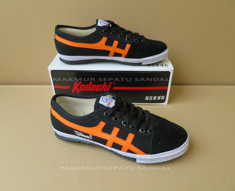 Sepatu Capung - Kodachi 8172 - Hitam Orange | Lazada Indonesia