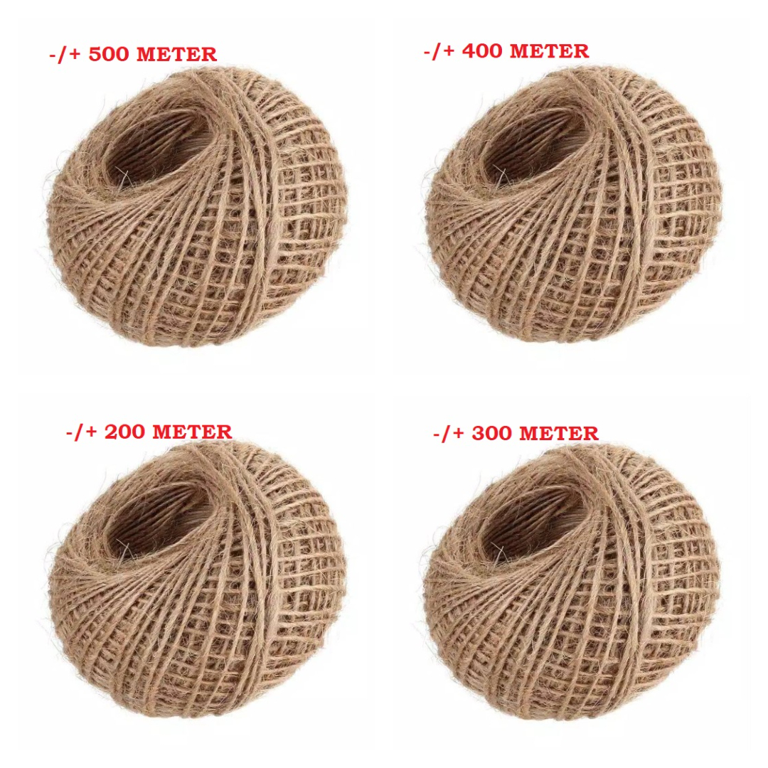 Tali Rami Halus 3 PLY 50 Meter 1000 Meter - Tali Goni Klip kayu - Tali ...