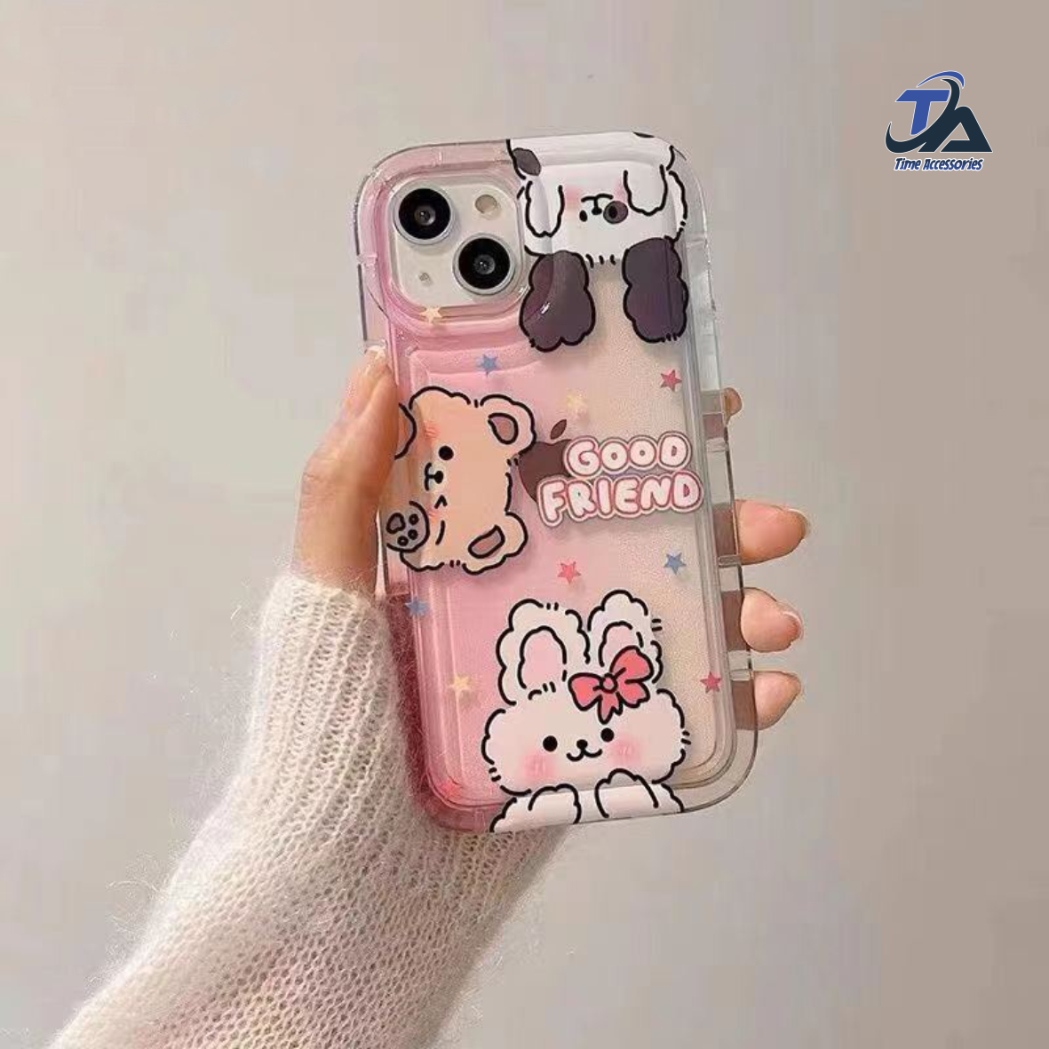 Tac Softcase Bening Clear Case Motif Rabbit Ss825 Casing Hp Untuk Oppo