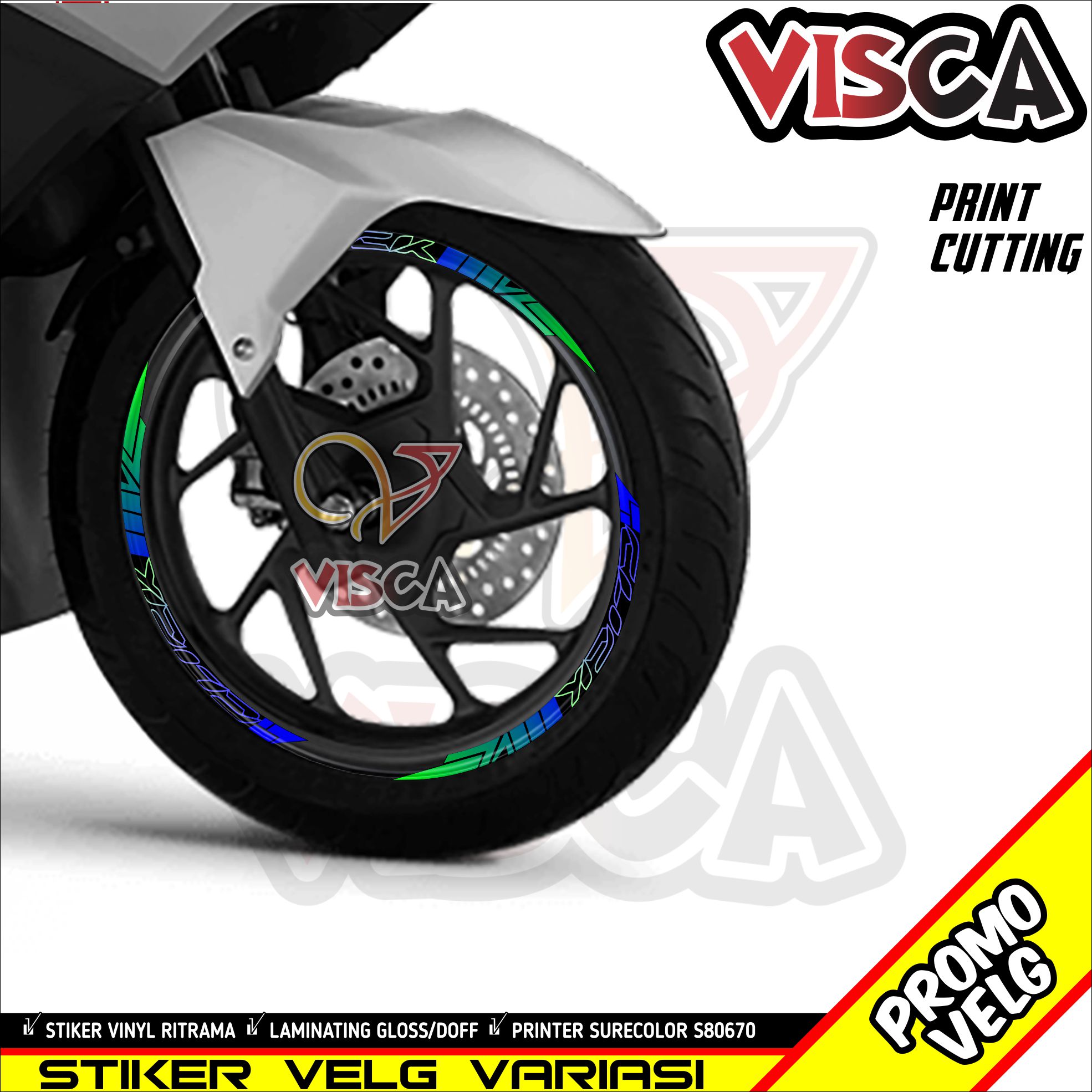 Stiker Velg List Velg Motor Stiker Velg Vario Click Bunglon Custom ...