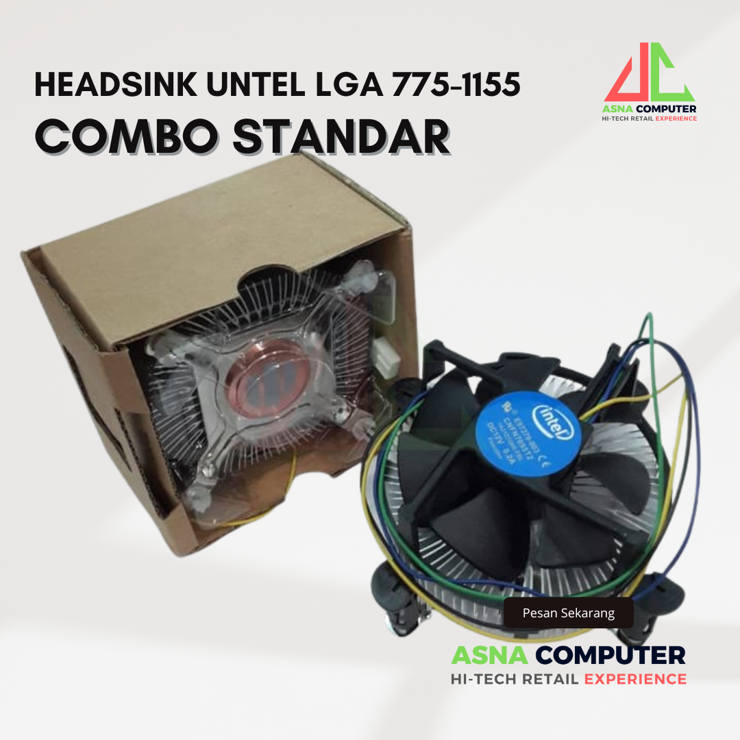 HSF Intel H61 1155 LGA 775 Combo Heatsink Fan Processor Mobo H61 H81 ...