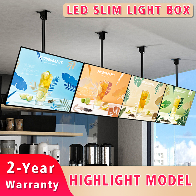 LED Cafe Menu Board LED Signboard | Light Board LED slim Light Box ...