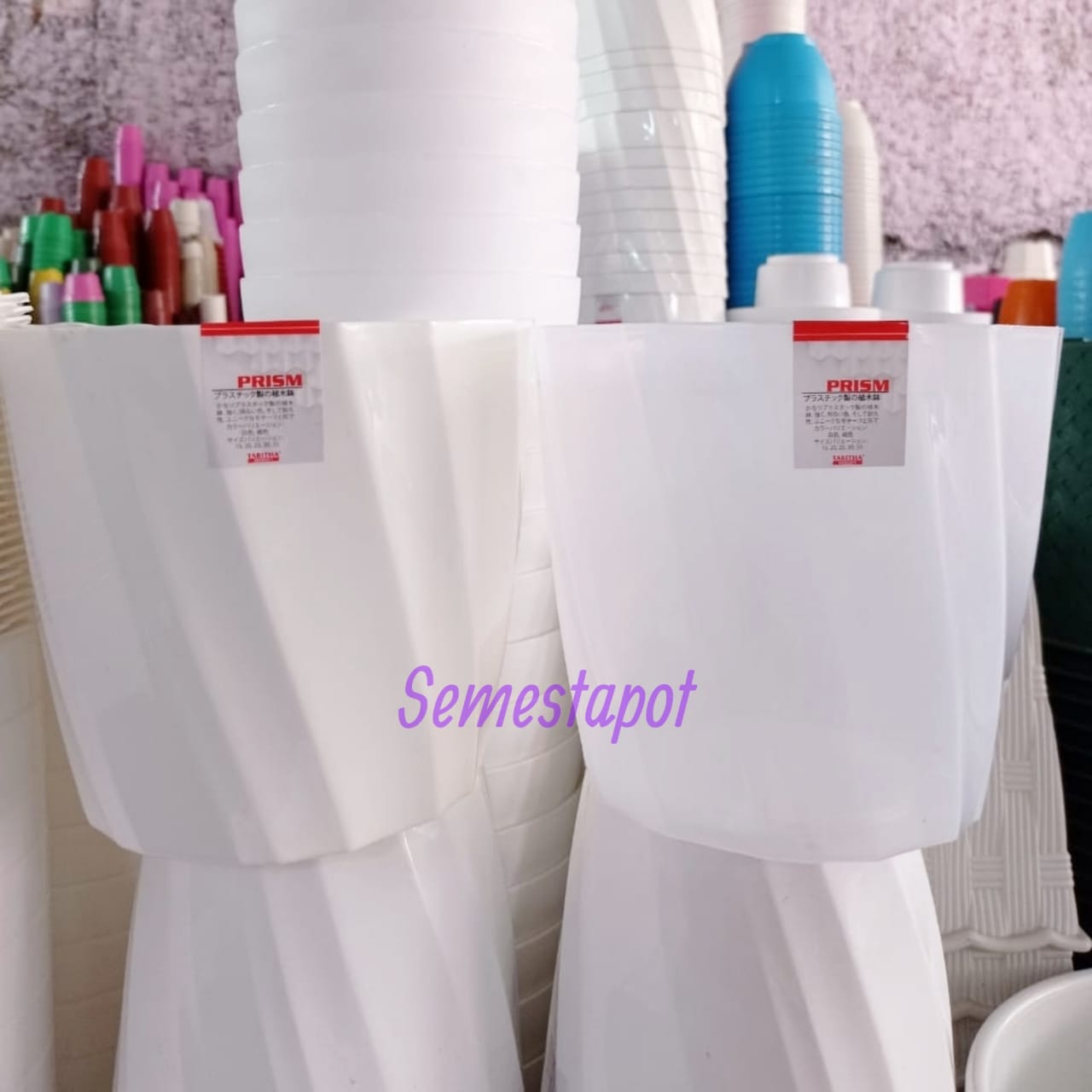 Pot Prisma 20 Transparan untuk Bunga Tanaman | Lazada Indonesia
