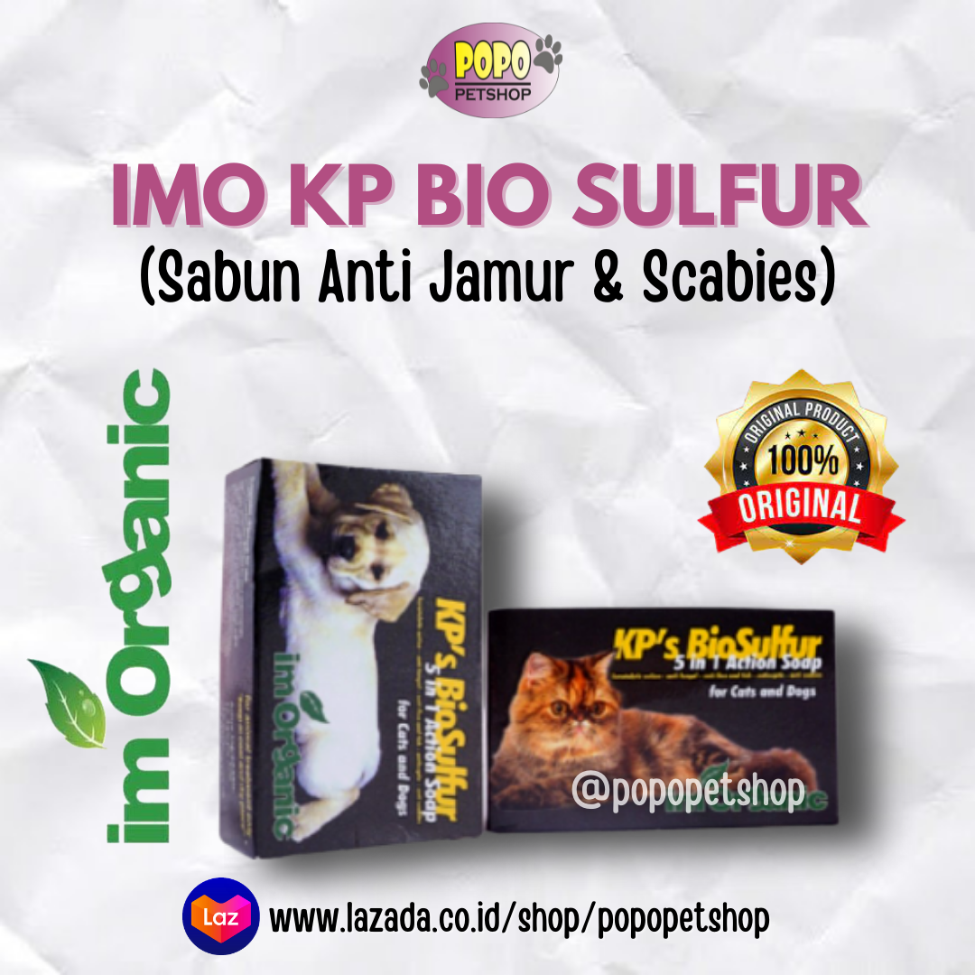 Sabun Shampo Shampoo Kucing Anjing Anti Jamur Scabies Sampo IMO KP BIO ...