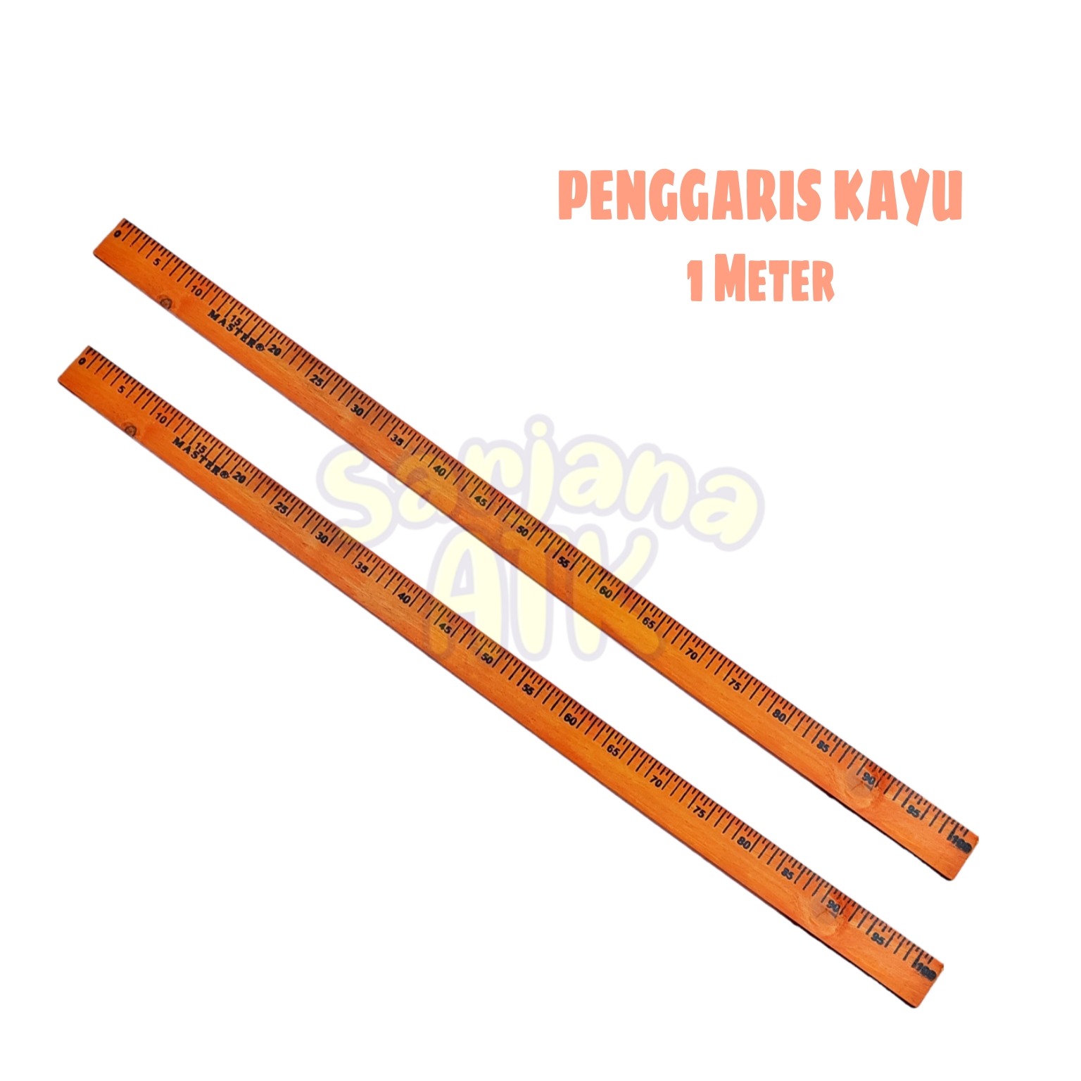 Penggaris Kayu Panjang 1 Meter / 100 cm | Lazada Indonesia