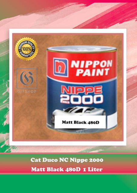 Cat Duco NC Nippe 2000 Matt Black 480D 1 Liter | Lazada Indonesia
