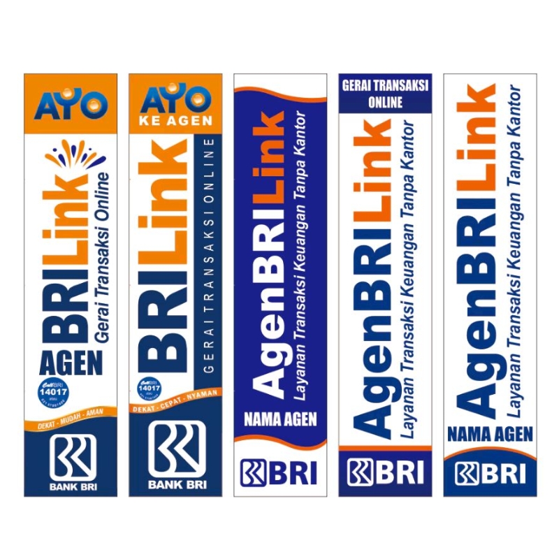 Umbul-Umbul Kain Agen BRILink (Bisa Custom Design) | Lazada Indonesia