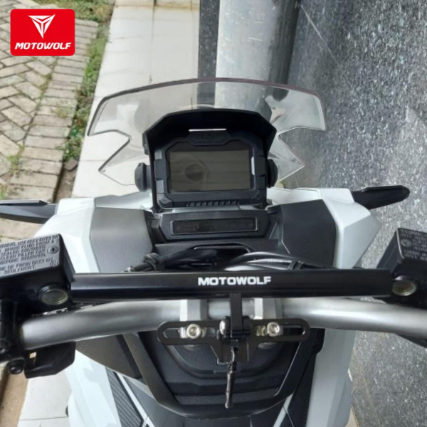MOTOWOLF Braket Multifungsi Motor Extender Mounting PCX ADV Stang ...