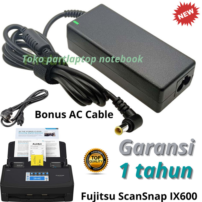 Adaptor Fujitsu ScanSnap IX600 Charger adapter | Lazada Indonesia