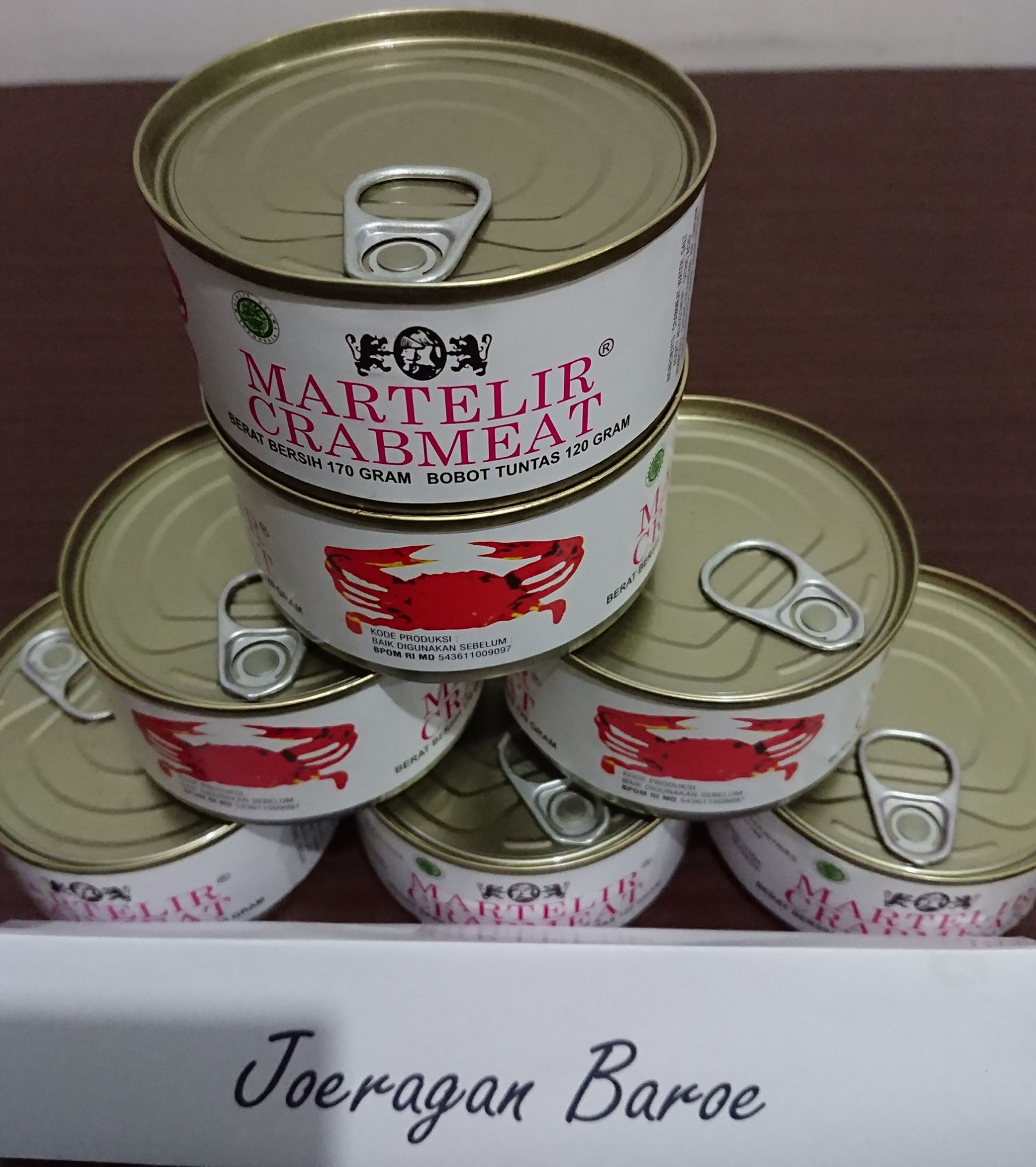 Daging kepiting kaleng / daging kepiting / crab meat / kepiting kaleng ...