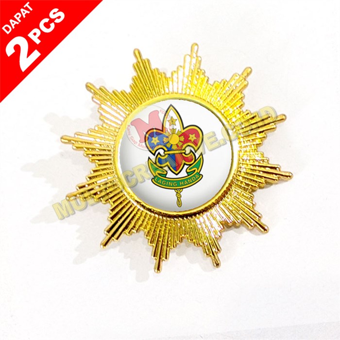 Pin Boy Scouts Of The Philippines All Model Bross BSP Badge Lapis Resin ...