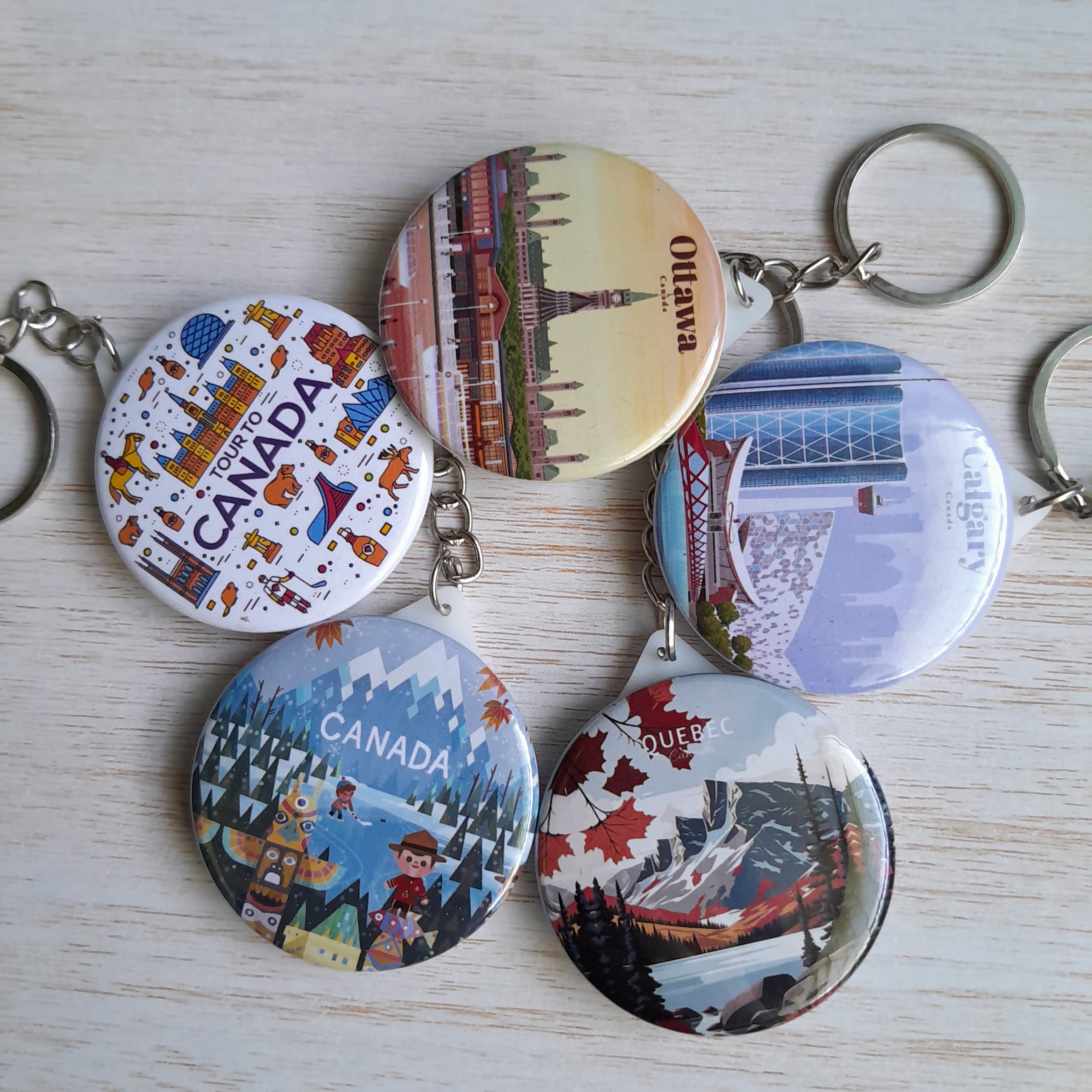 SOUVENIR OLEH-OLEH KANADA GANTUNGAN KUNCI/BROS/PIN/MAGNET TEMPELAN KULKAS/GANTUNGAN KUNCI ...