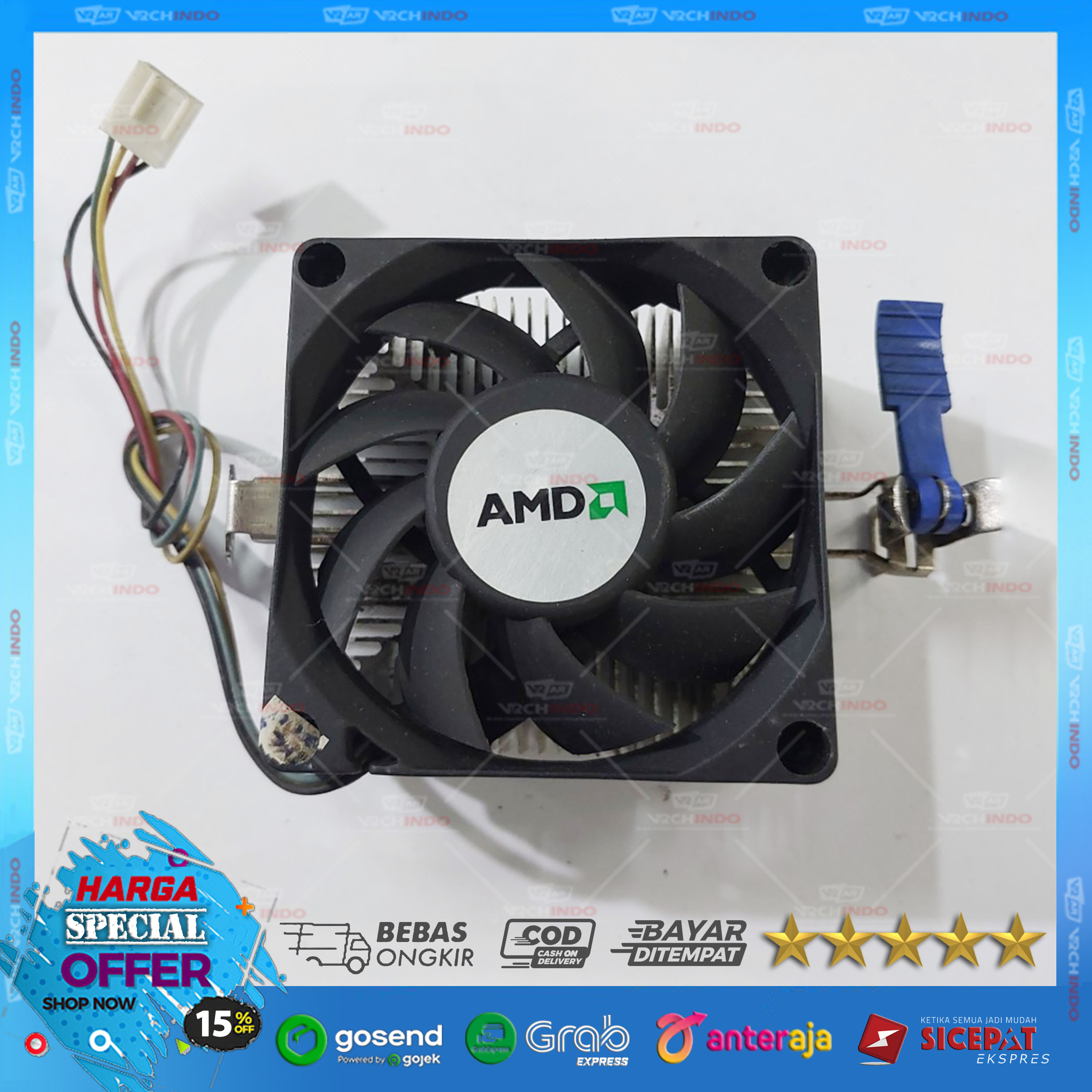 Fan Processor AMD AM2/AM3/FM1/FM2/FM2+/AM4 / CPU Fan Cooler / Heatsink ...