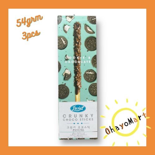 Lovint Crunky choco sticks / Biskuit stick Cookies & Chocolate 54g ...