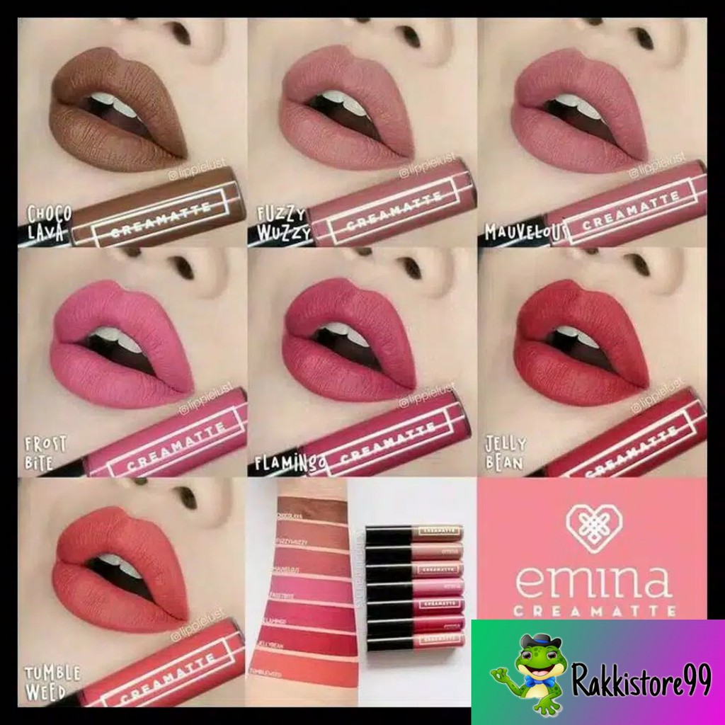 Emina Creamatte Lip Cream 100 Original Lazada Indonesia